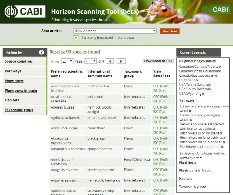 A new tool to identify potential invasive species threats – Invasive ...